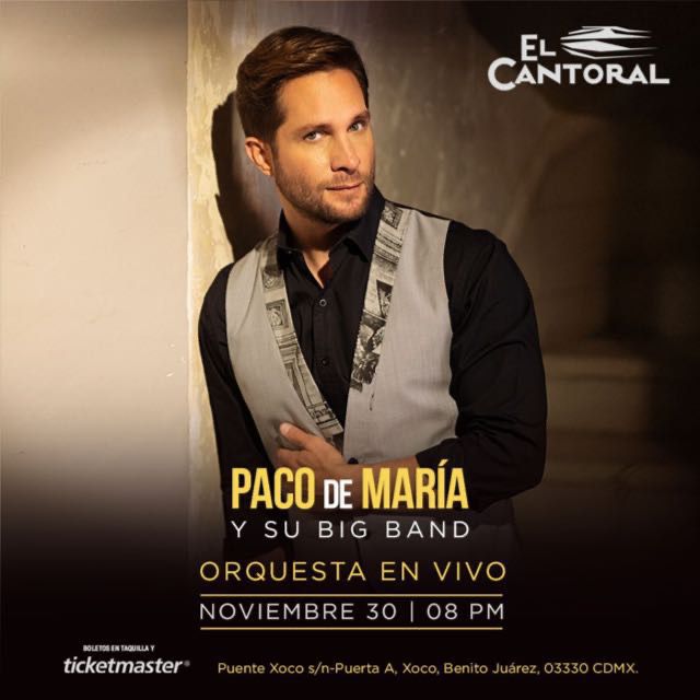 Paco de María presentará espectacular concierto con estrenos y tributos ...